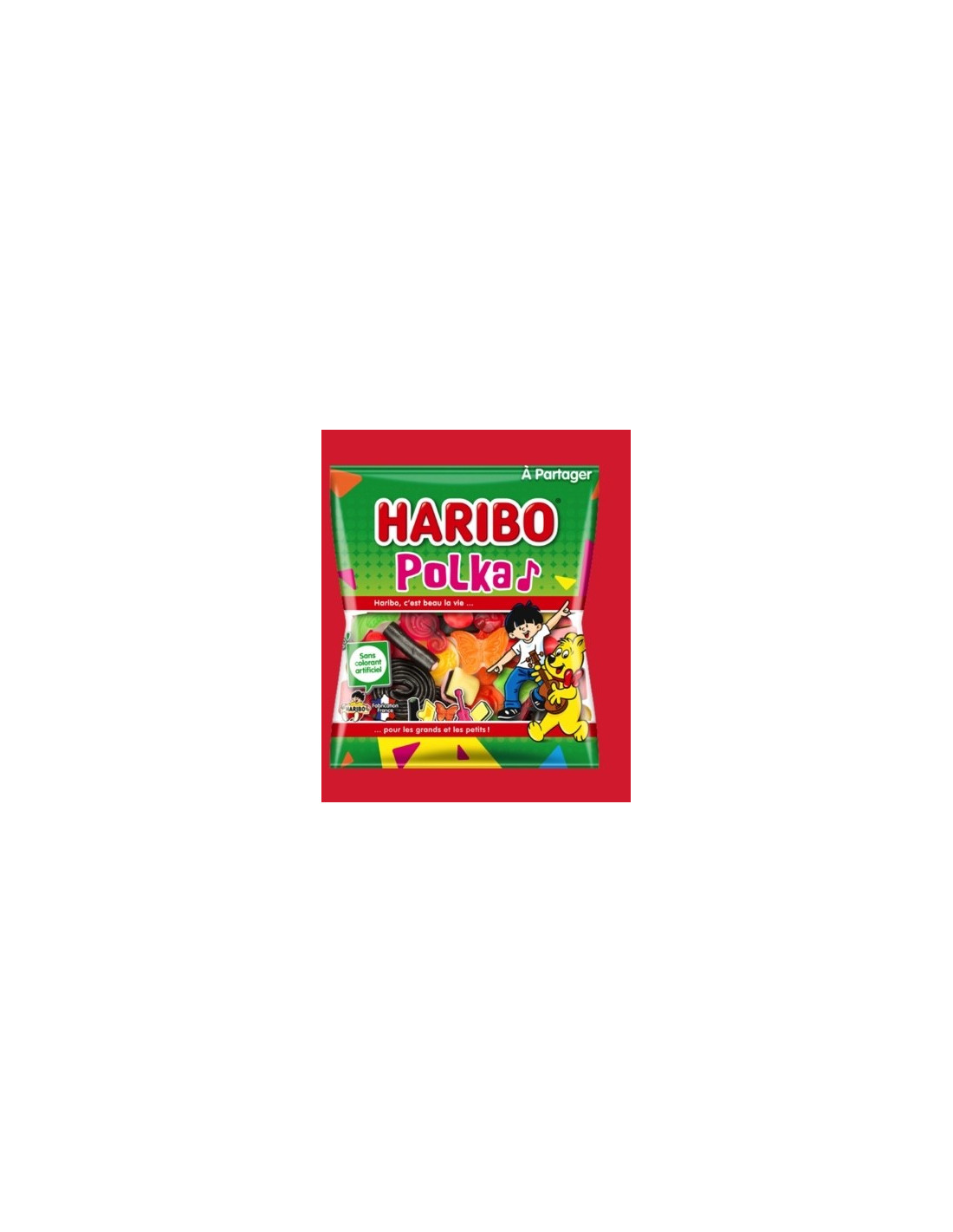 Polka HARIBO 120g - les 30 sachets