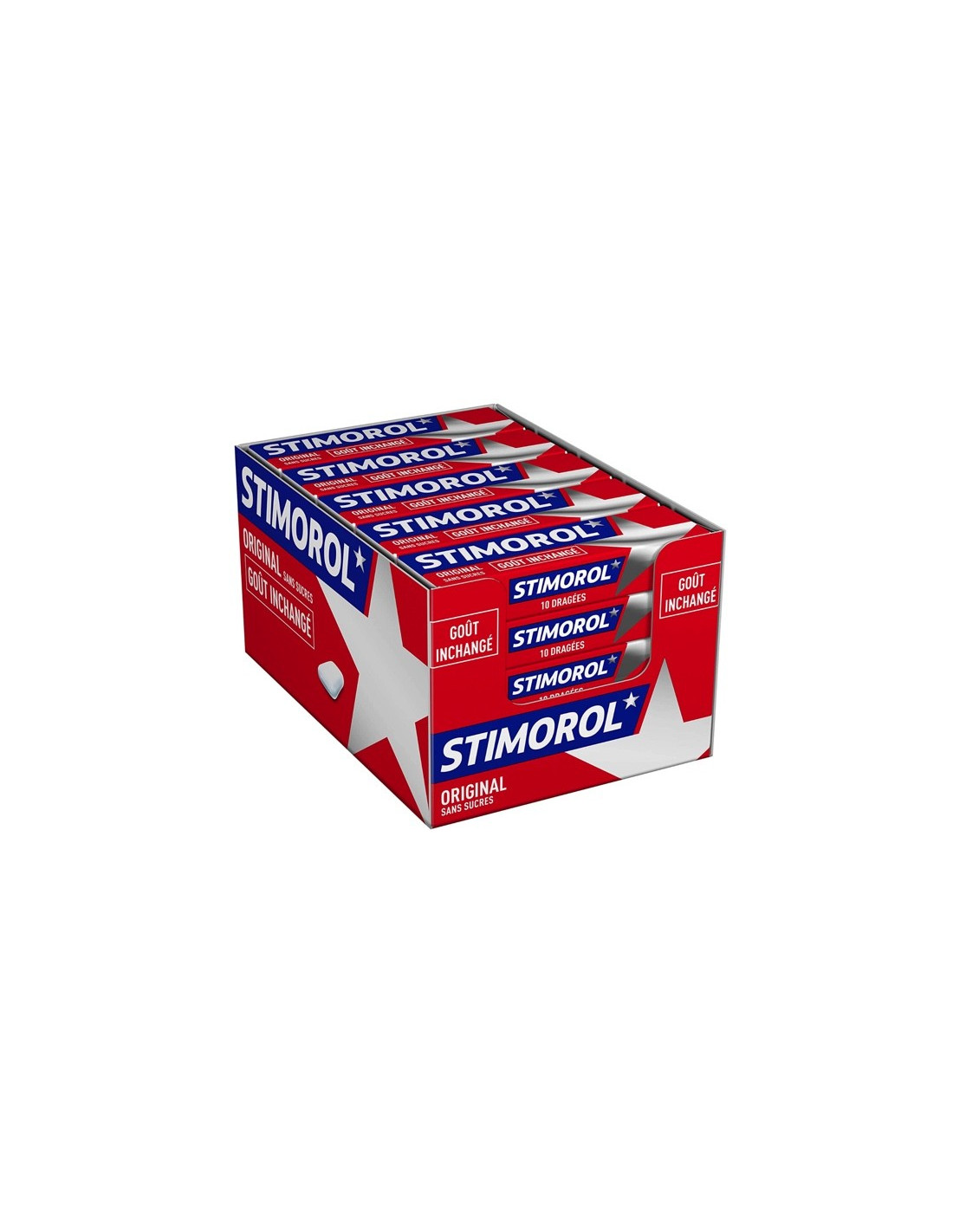 Stimorol original sans sucres 14g - 50 étuis